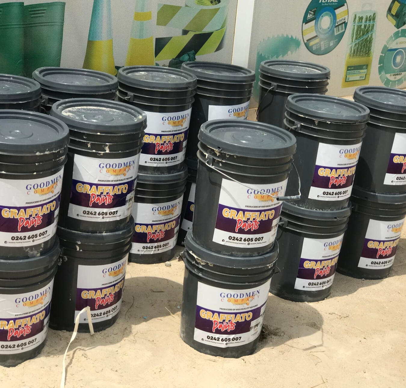 Goodmen grafiato paint